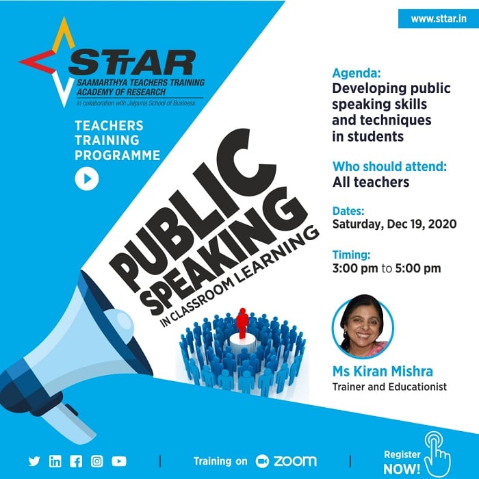 Public Speaking Training | Best Teachers Training Academy | Top ...