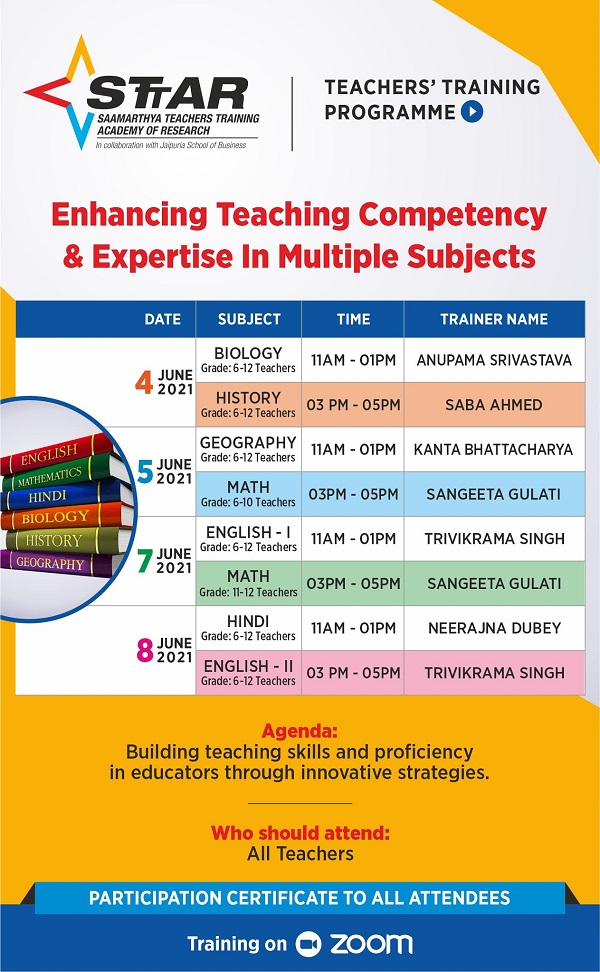 Upcoming Training Banner for Website | Best Teachers Training Academy ...